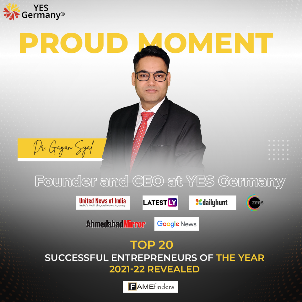 Dr.-Ing Gagan Syal | CEO - YES Germany | YES Germany